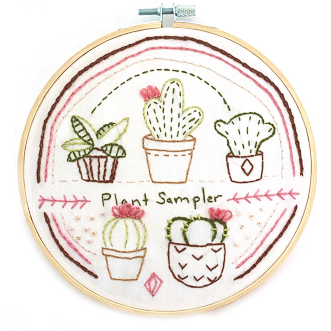 Plant Sampler Embroidery Pattern - PDF - Etsy