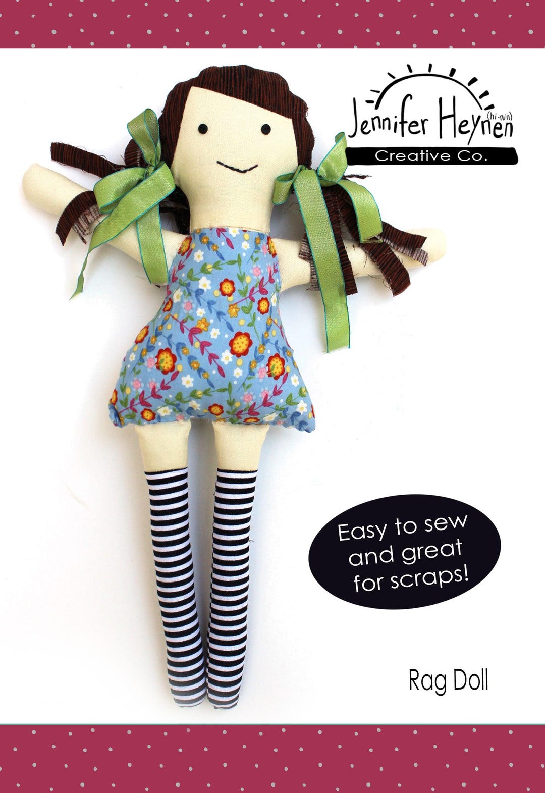 Rag Doll Sewing Pattern - Digital Download - Etsy