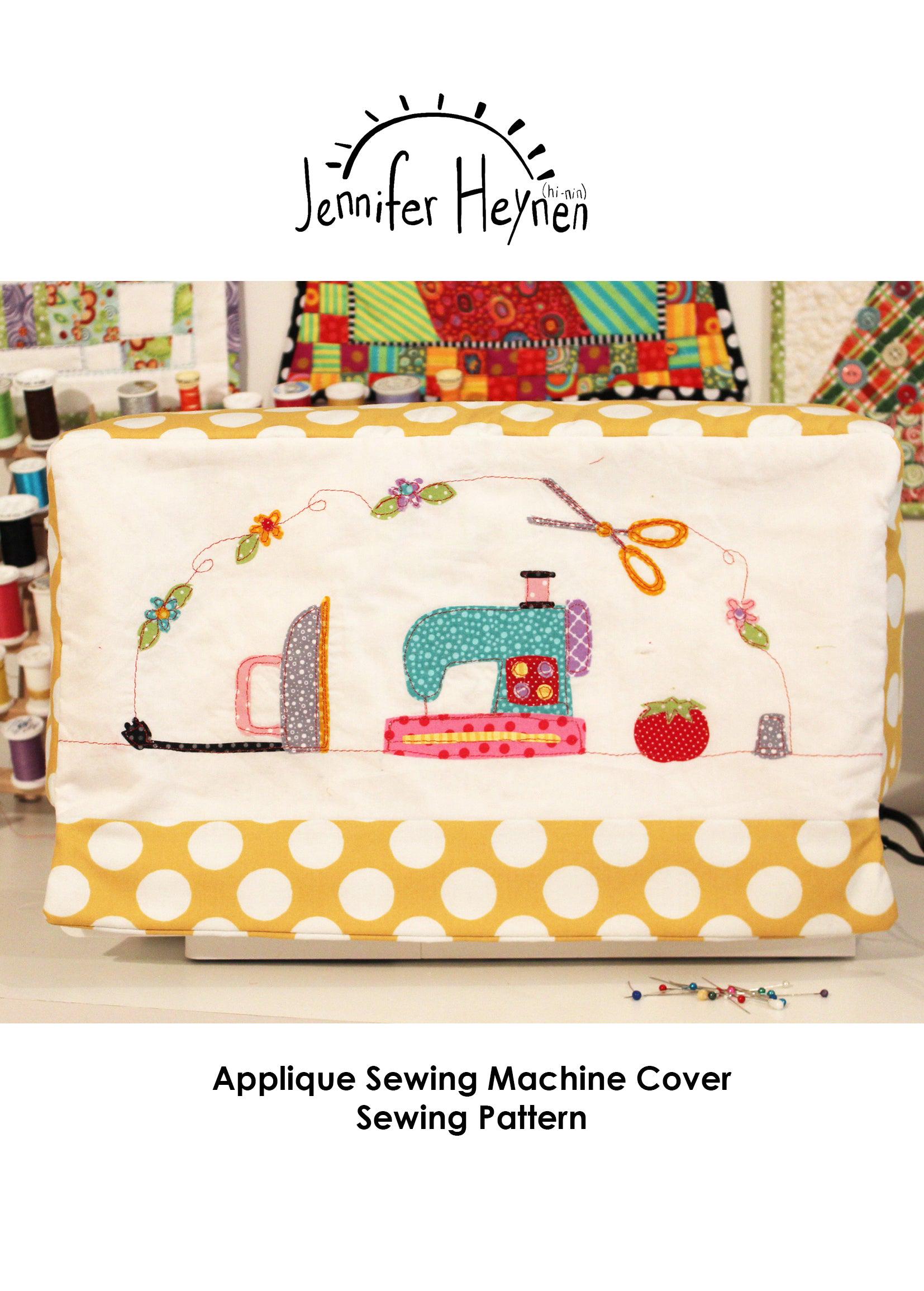 Applique Sewing Machine Cover Sewing Pattern - Digital Download - Etsy