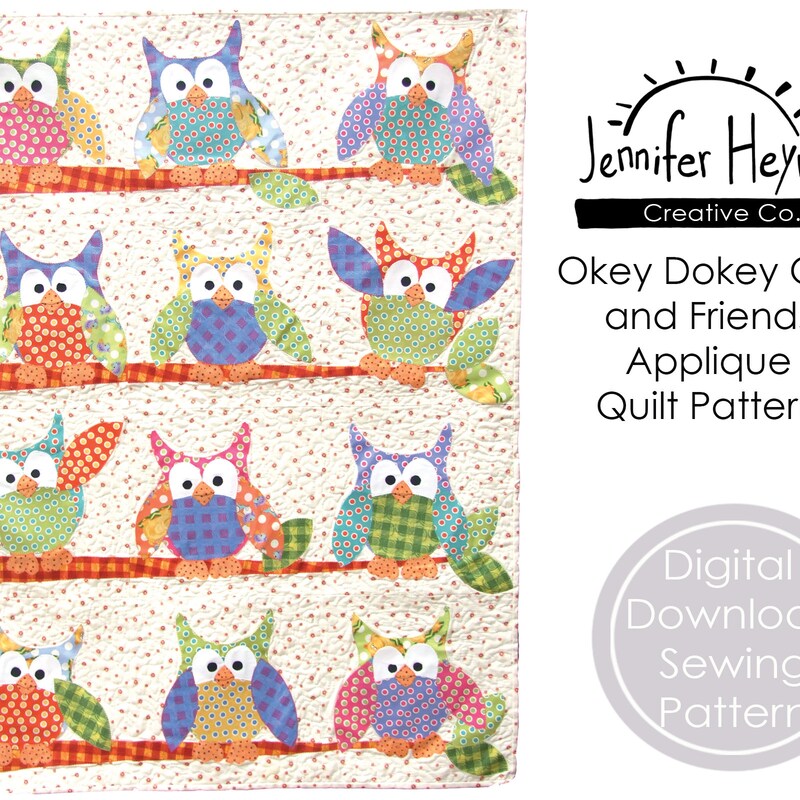 Owl Quilt Pattern - Etsy