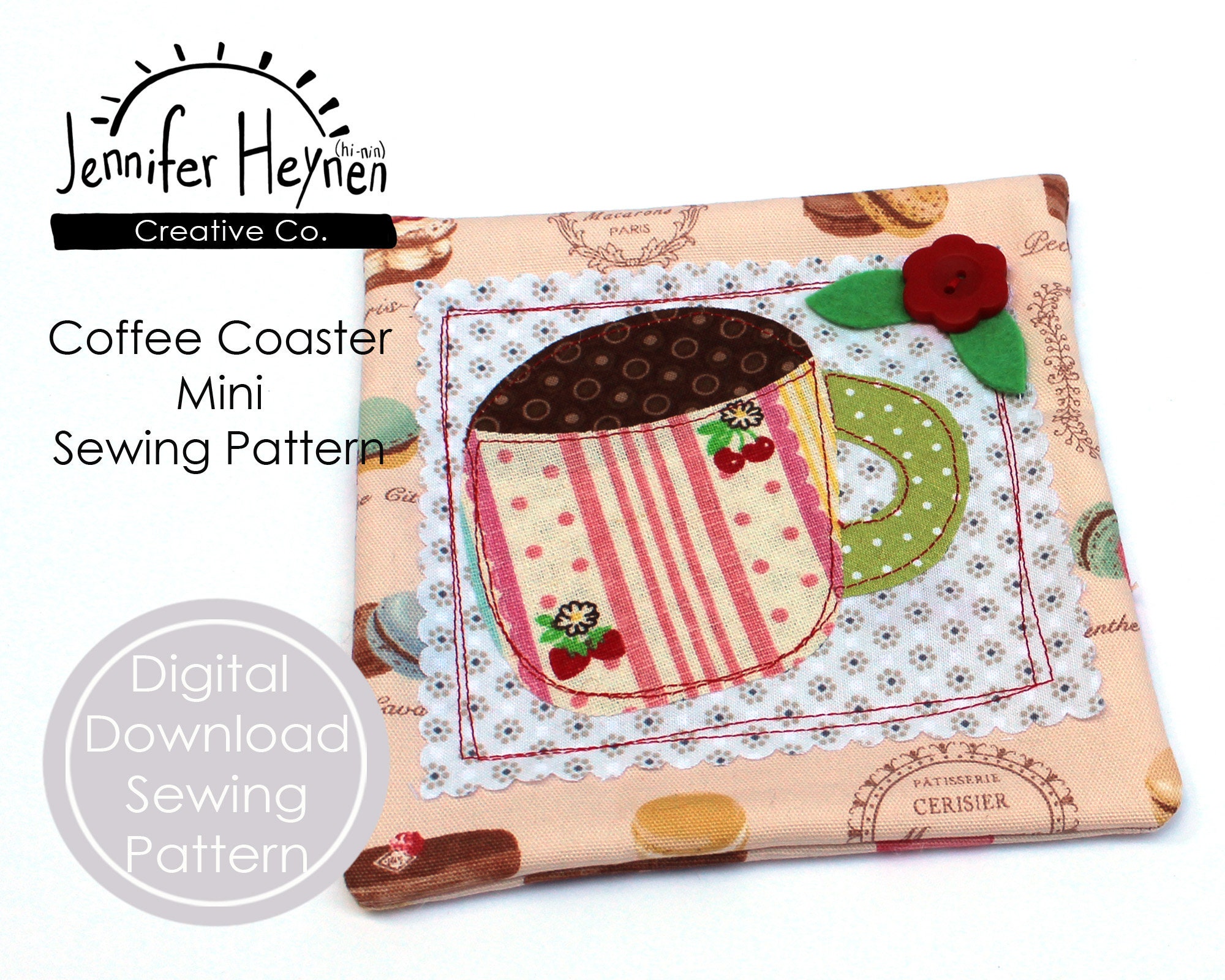 Coffee Mug Rug Pattern - Etsy