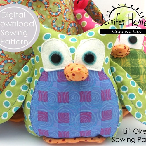 PDF Owl Sewing Pattern Lil Okey - Etsy
