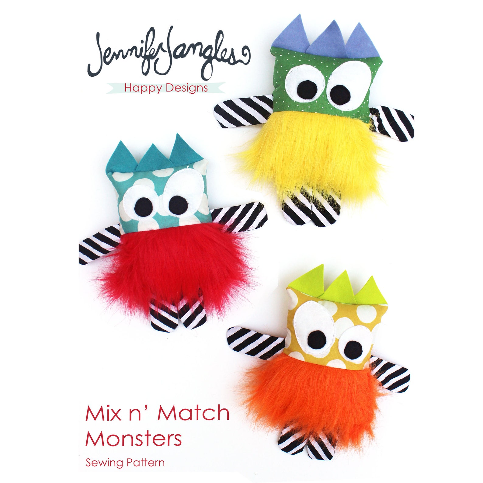 Mix N Match Monsters PDF Sewing Pattern | Etsy