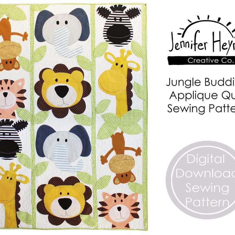 Jungle Animals Quilt - Etsy