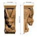 Rabbit Head Wooden Classic Corbel. the Price is for One Piece. - Etsy
