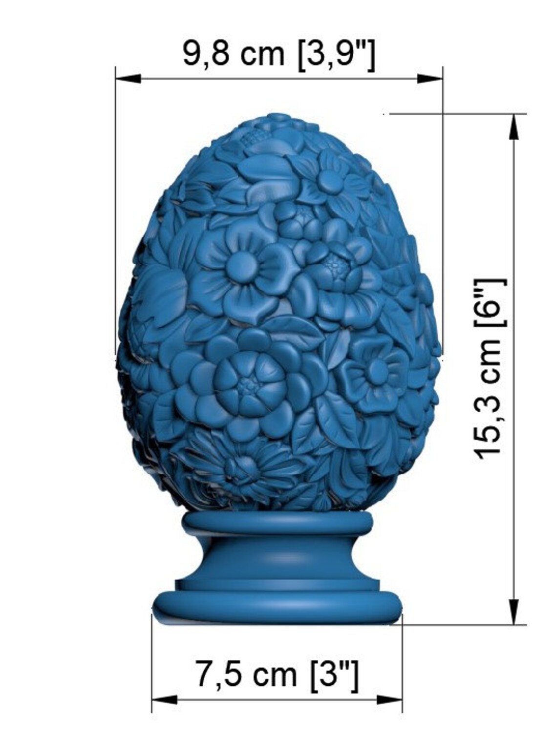 Flowers Wooden Finial Cap for Stair Newel Post - Etsy
