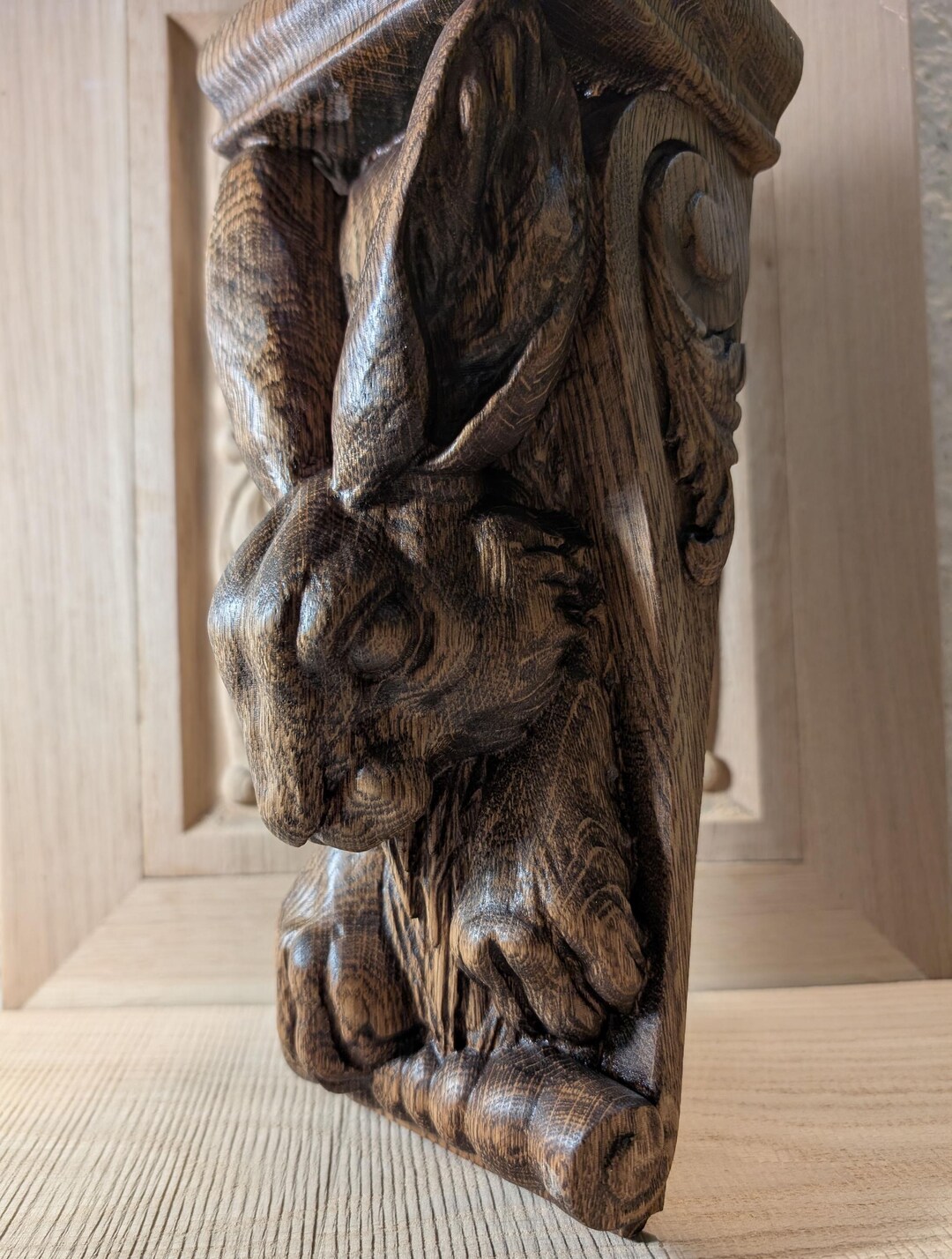 Rabbit Head Wooden Classic Corbel. the Price is for One Piece. - Etsy