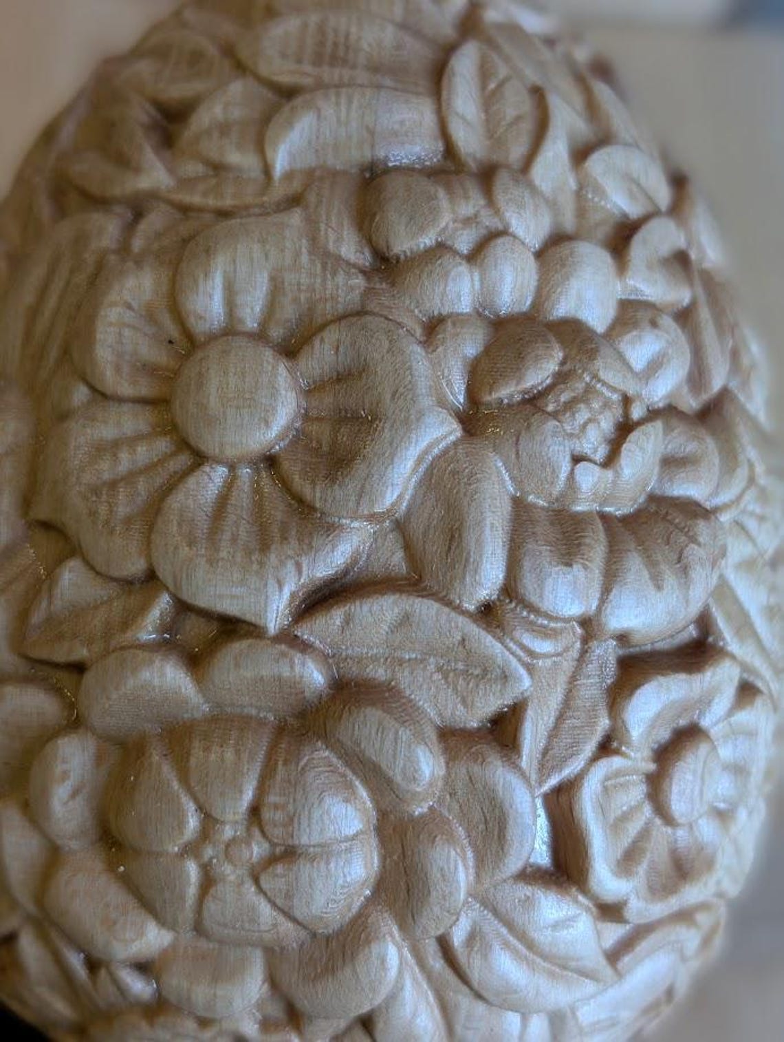 Flowers Wooden Finial Cap for Stair Newel Post - Etsy