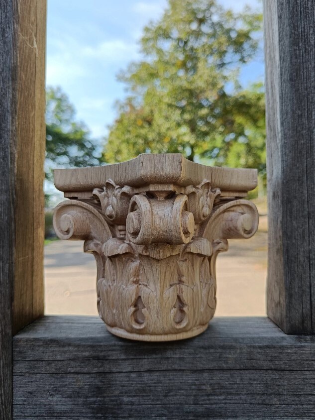 Capital Wooden Carved Classic Acanthus Round Column. the Price is for ...