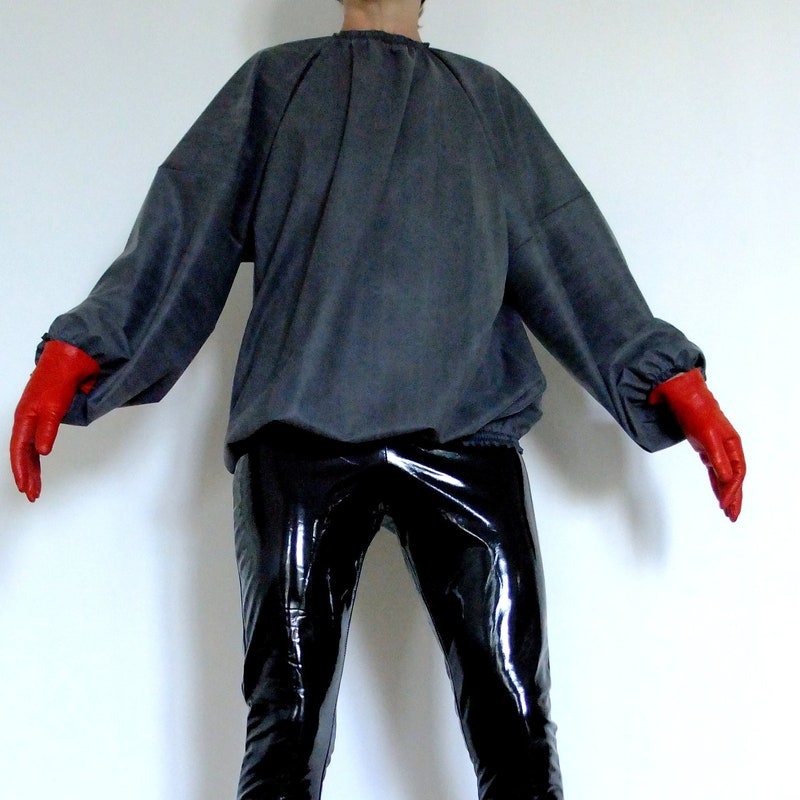 Long Latex Shirt - Etsy UK