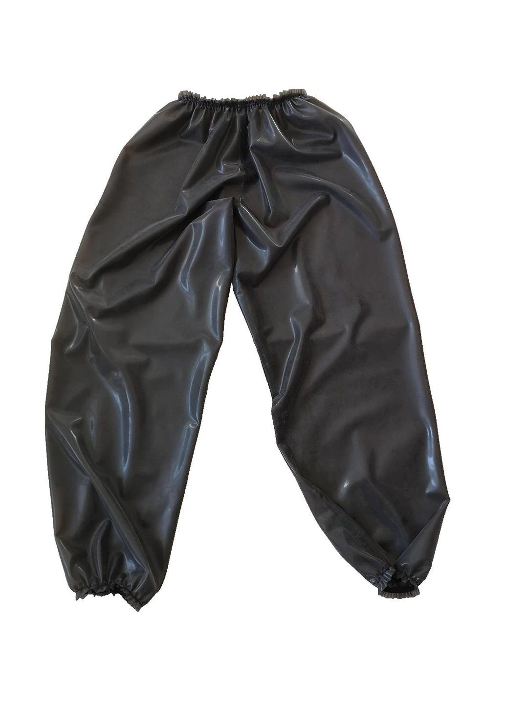 Loose Fit Latex Rubber Trousers – Comfortable Easy Wear Rubbery Jogging ...