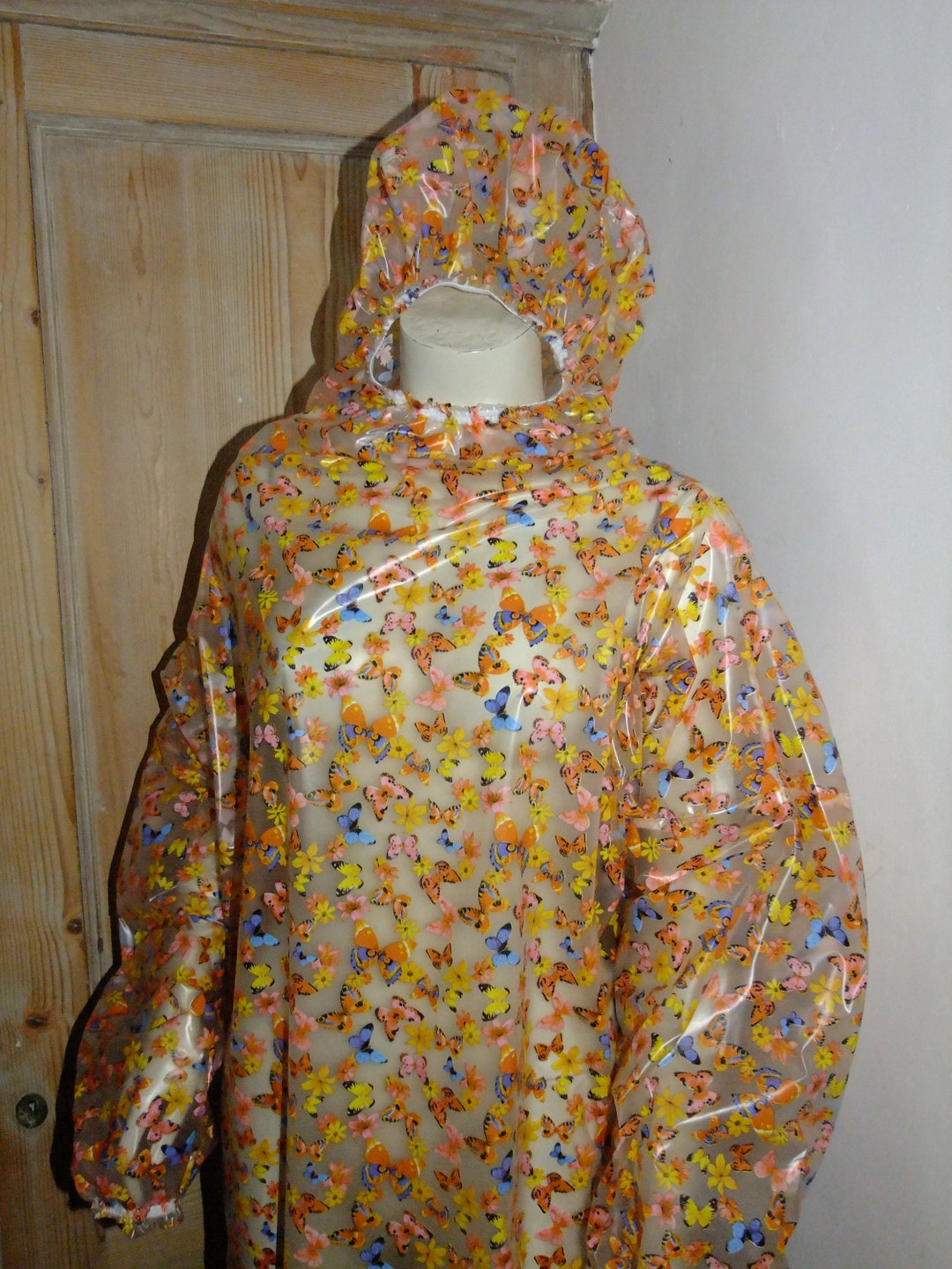 PVC Long (60") Dress Shirt Robe Gown. Size Large (38"+). Mens Womens ...