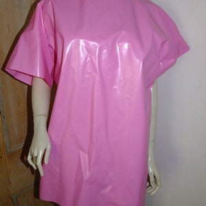 Sissy Pink PVC Top Tee T Shirt in Bubblegum Plastic. Unlined Noisy ...