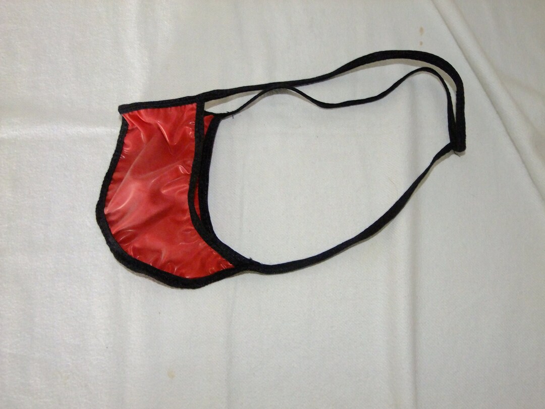 Mens Latex Posing Pouch Thong Tanga Brief Rubber Underwear Jock Strap ...