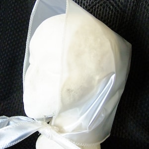 PVC Shiny Rain Bonnet Hood Hat Rainhat / Cap. Pearly White - Etsy UK