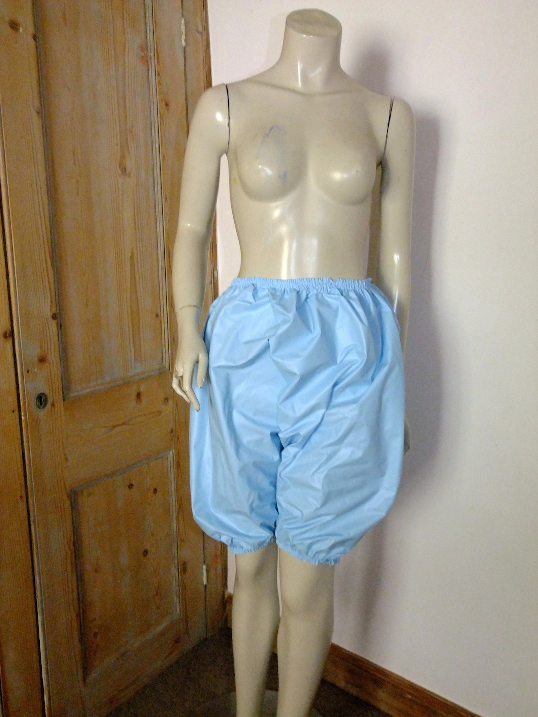 PVC Bloomers Long Shorts Victorian Style Plastic Underwear Sissy ...