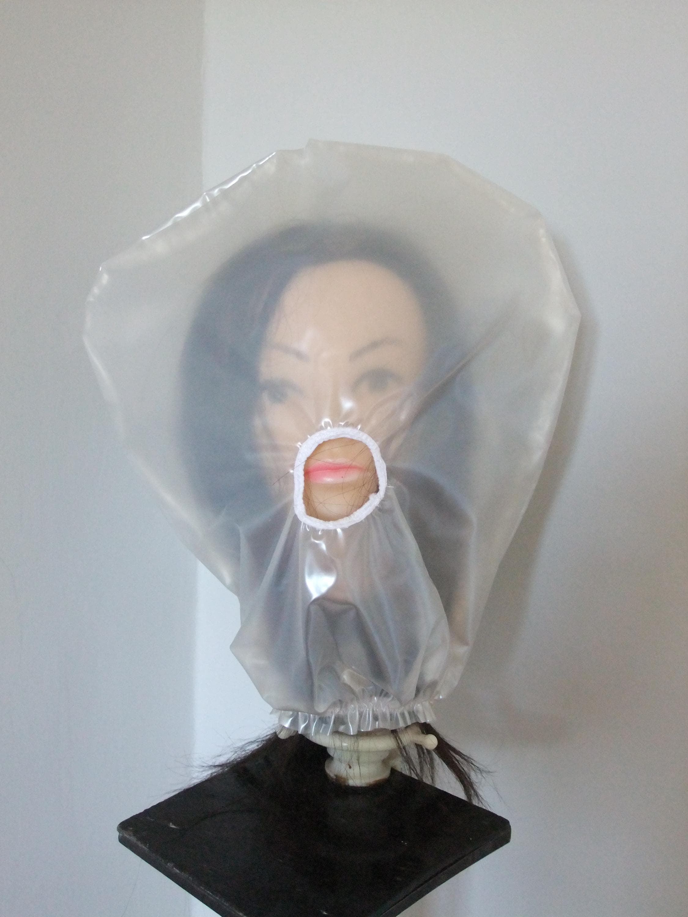 Clear Shiny PVC Sissy Mask: See-thru Roleplay Hood - Etsy