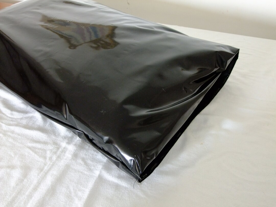 Shiny Black PVC Pillowcase: Glossy Waterproof Bedding (30x20") - Etsy