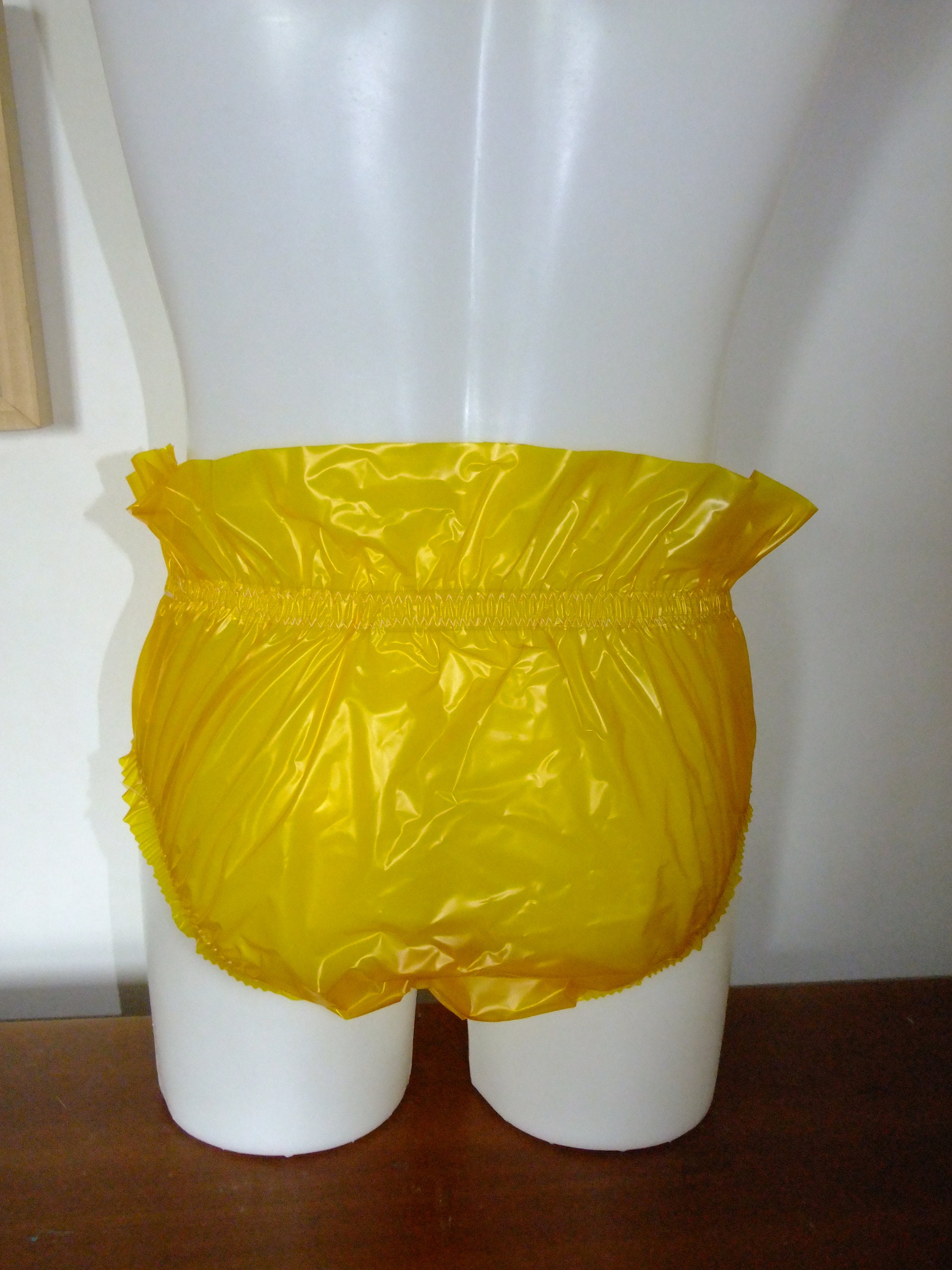 Sissy Pvc Pants Frilly Plastic Panties Knickers Underwear Etsy