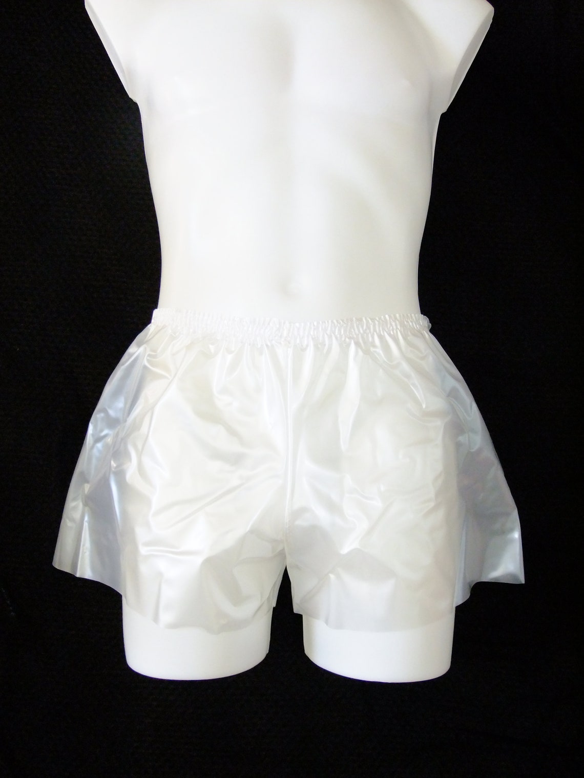 PVC Boxers / Shorts Shiny Pearly White Semi Clear / See - Etsy