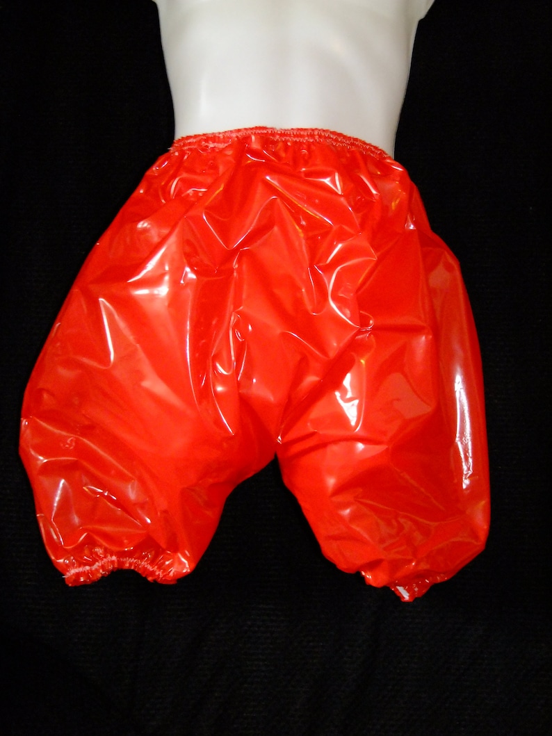 Shiny Red PVC Bloomers Underwear Plastic Pants Undies Briefs - Etsy