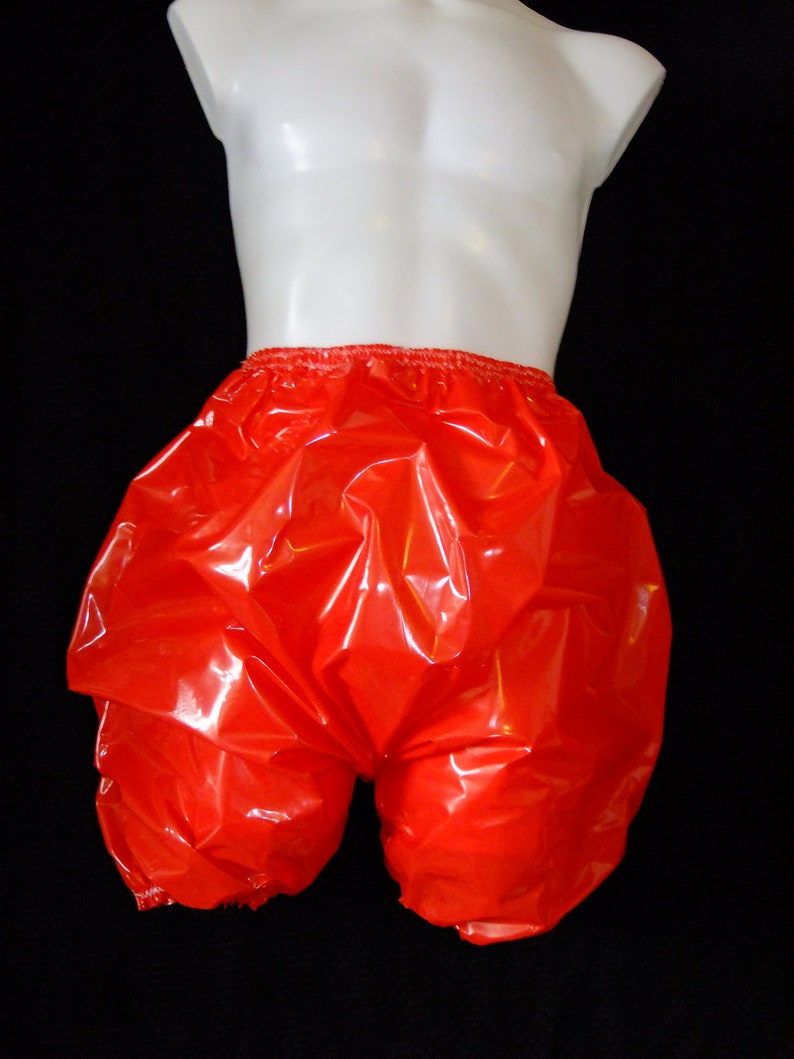 Shiny Red PVC Bloomers Underwear Plastic Pants Undies Briefs - Etsy