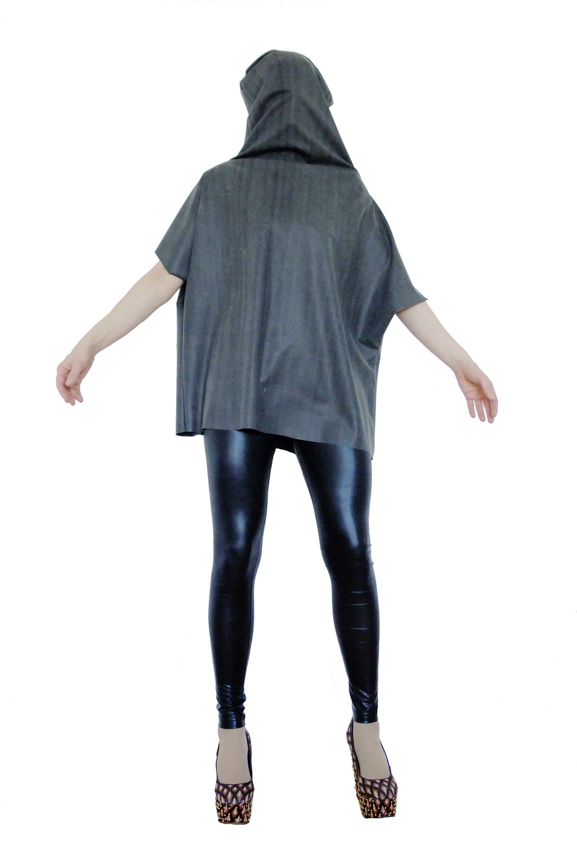 Black Rubber Silicone Latex Mix Hangman's Hood Masked | Etsy
