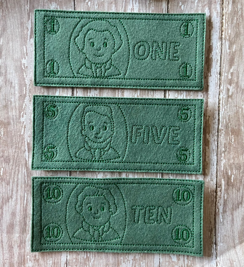 Oversized Play Money, Felt Money, Dollars and Coins for Learning - Etsy