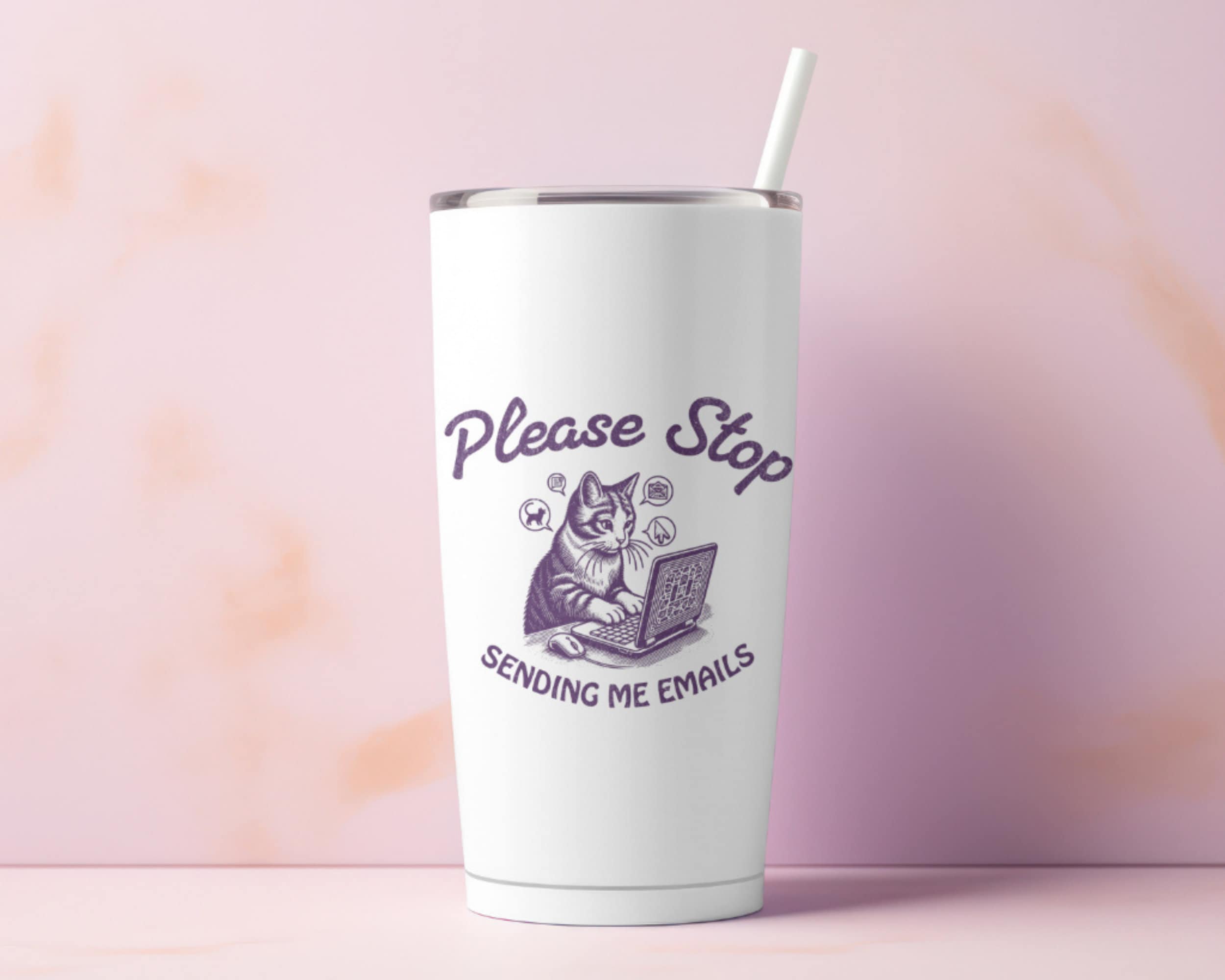 Please Stop Sending Me Emails PNG, Funny Retro Illustration Meme ...