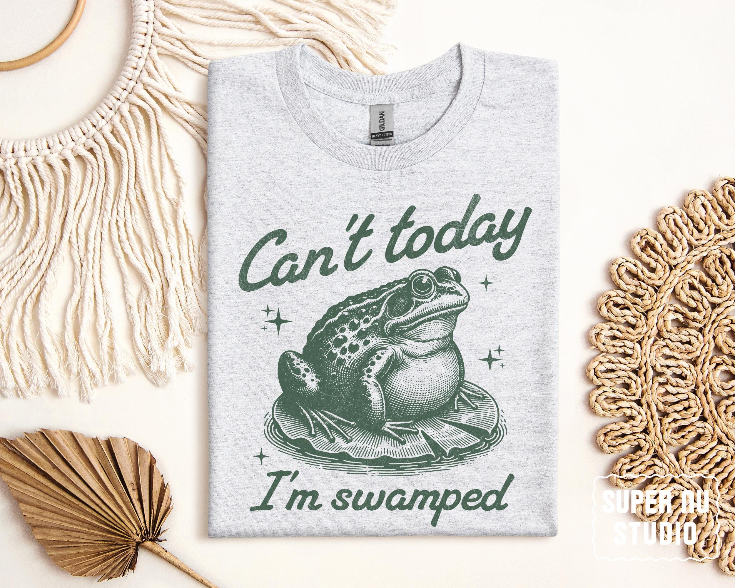 Can't Today I'm Swamped PNG, Funny Retro Meme Png, Sublimation Png ...