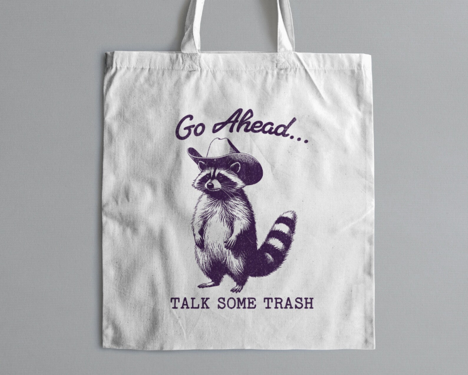 Go Ahead Talk Some Trash Raccoon PNG, Funny Retro Meme Graphic ...