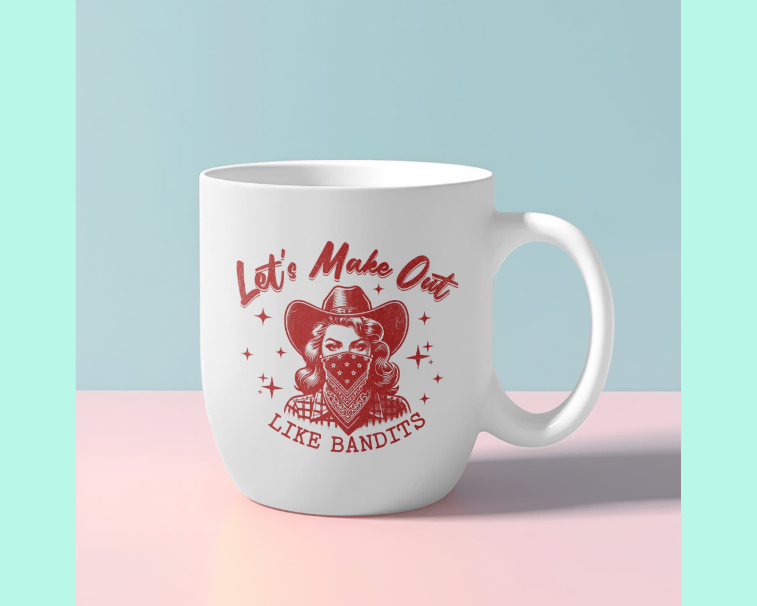 Let's Make Out Like Bandits PNG, Funny Retro Illustration Meme Graphic ...
