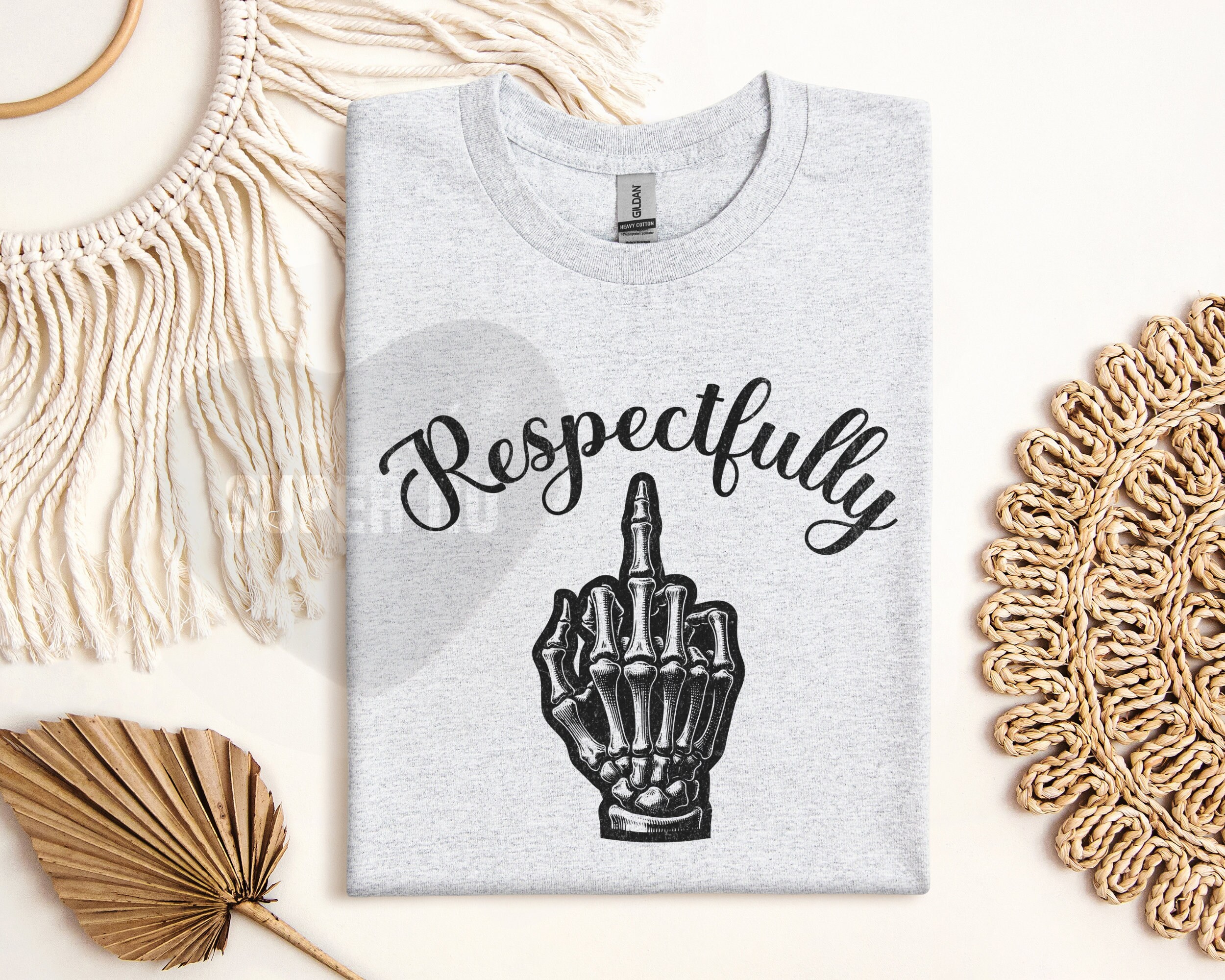 Respectfully PNG, Funny Retro Meme Graphic Printable, POD Design ...
