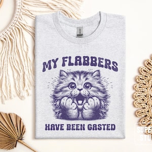 My Flabbers Have Been Gasted PNG, Cat Meme Png, Sublimation Png, Trendy ...