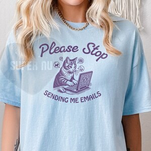 Please Stop Sending Me Emails PNG, Funny Retro Illustration Meme ...