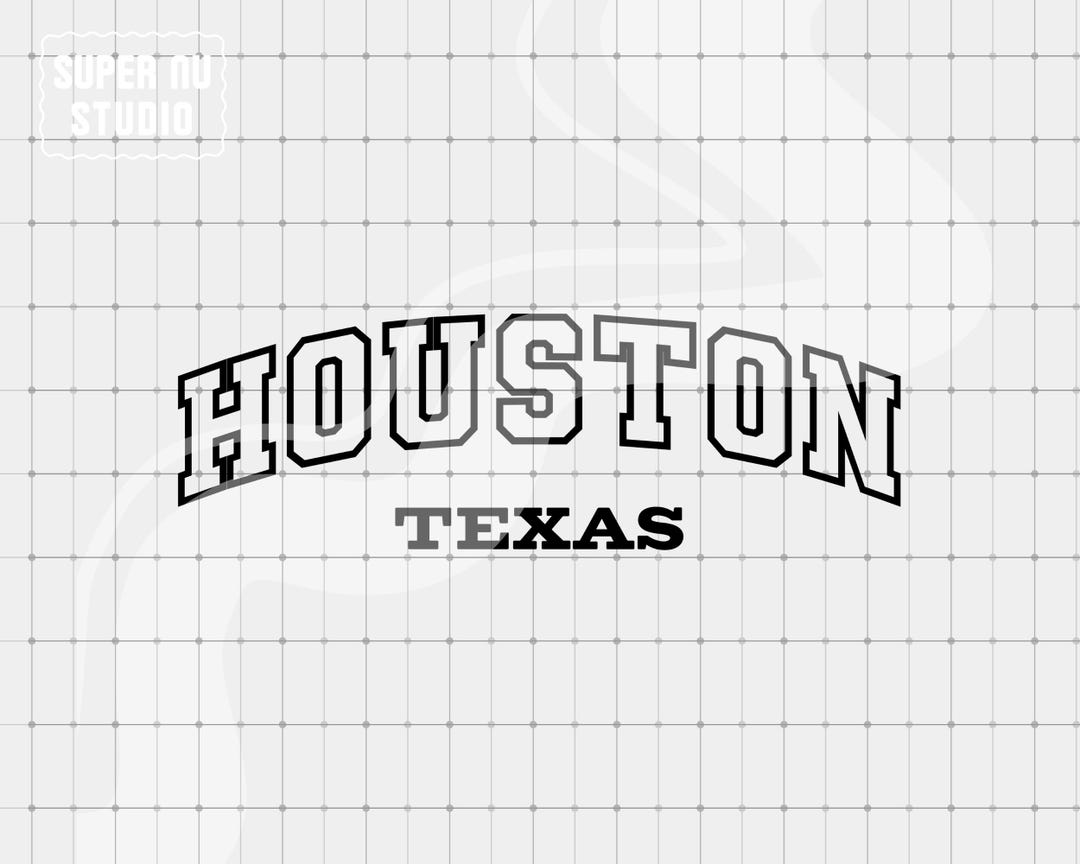 Houston Texas SVG PNG, College Lettering Svg, Sublimation, American ...