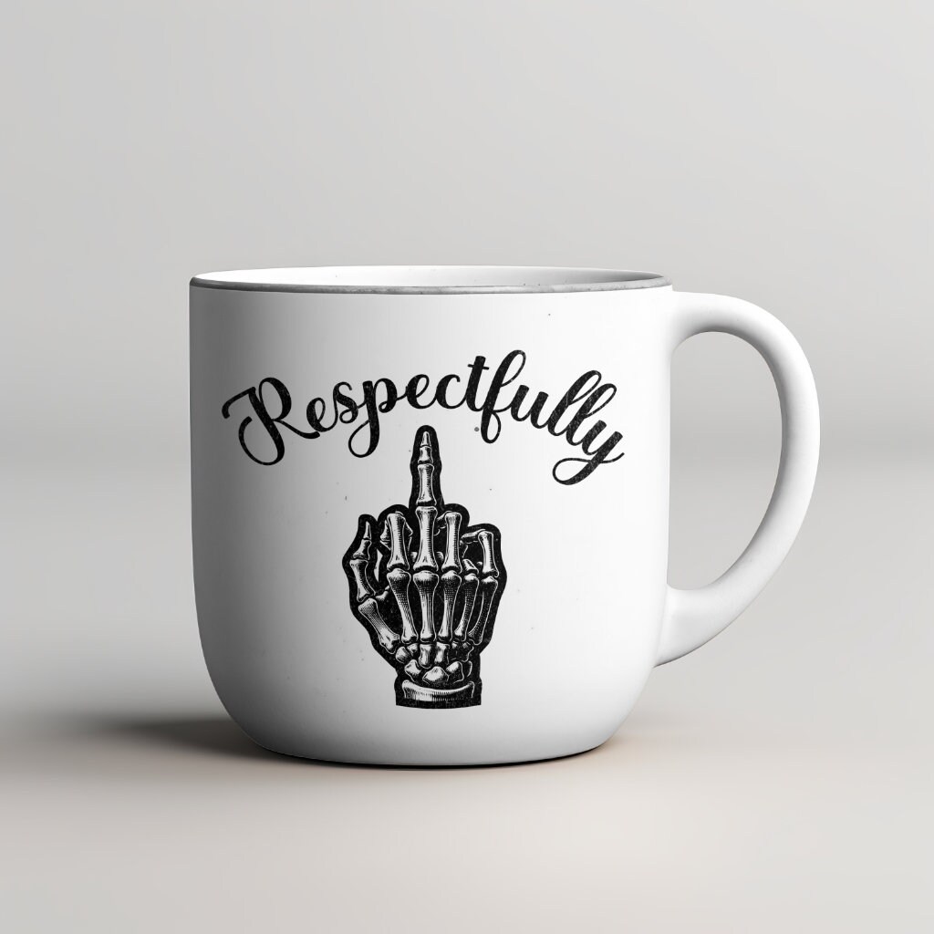 Respectfully PNG, Funny Retro Meme Graphic Printable, POD Design ...