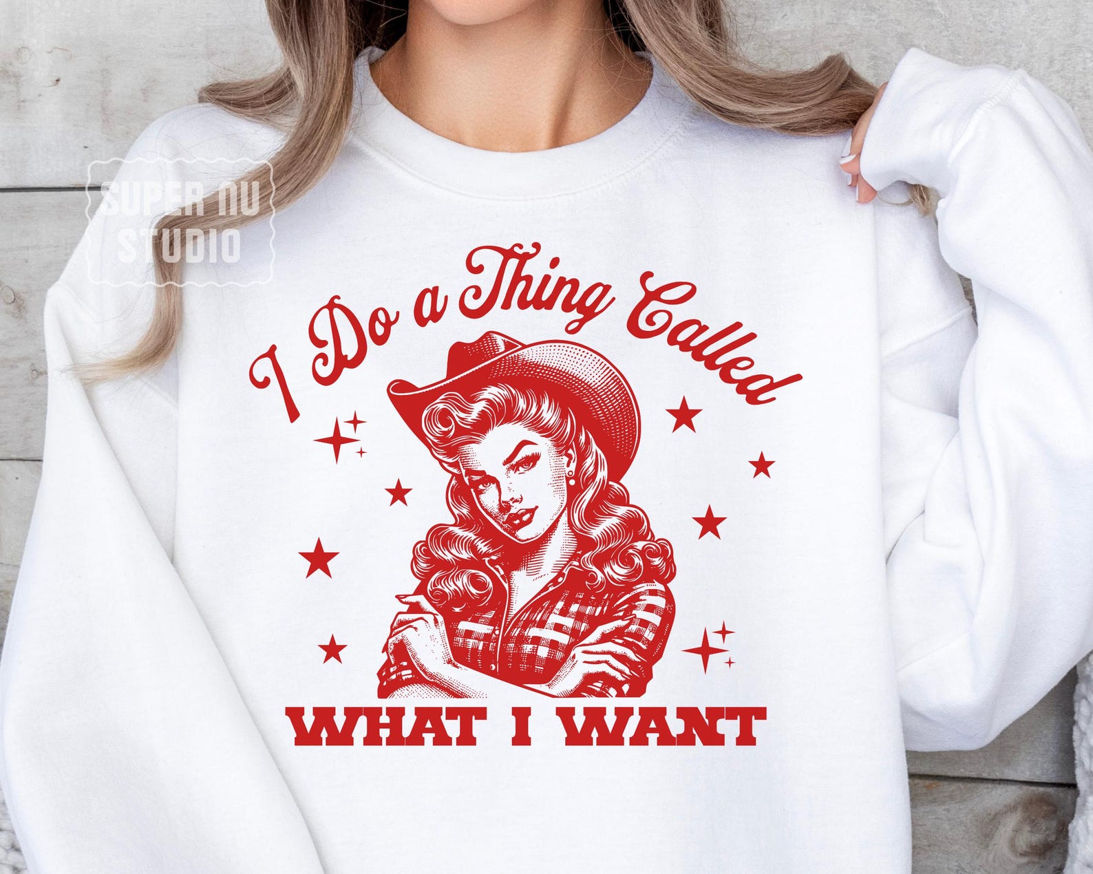 I Do A Thing Called What I Want PNG, Funny Cowgirl Png, Retro Cowgirl ...