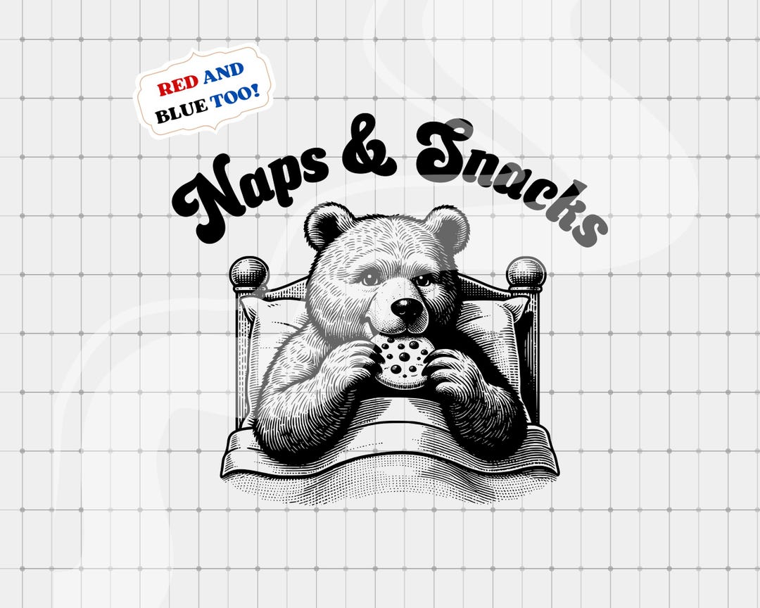 Naps and Snacks PNG, Funny Retro Meme, Graphic Printable, POD Design ...