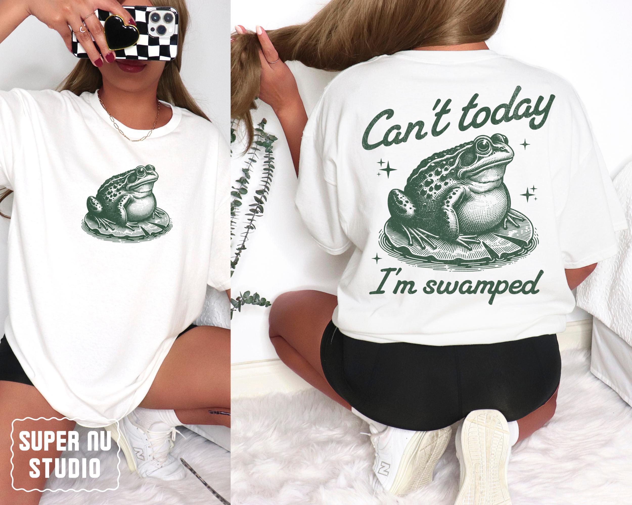 Can't Today I'm Swamped PNG, Funny Retro Meme Png, Sublimation Png ...