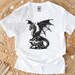 Vintage Dragon PNG, Fantasy Dragon Illustration Digital Sublimation POD ...