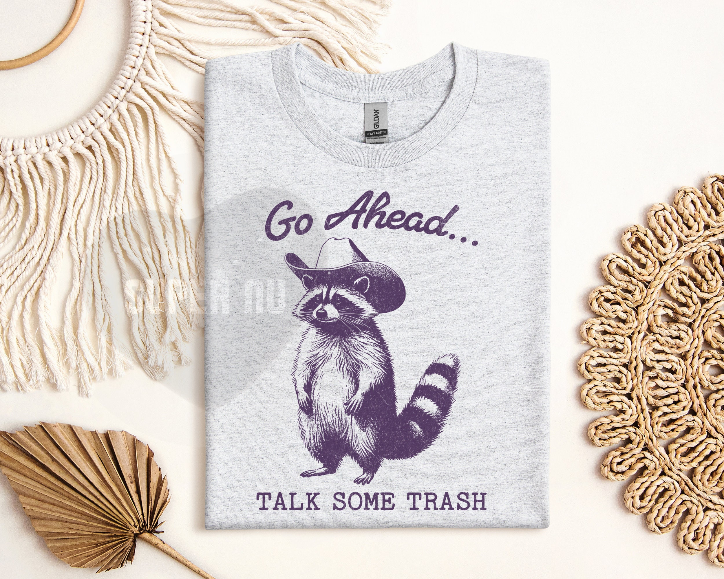 Go Ahead Talk Some Trash Raccoon PNG, Funny Retro Meme Graphic ...