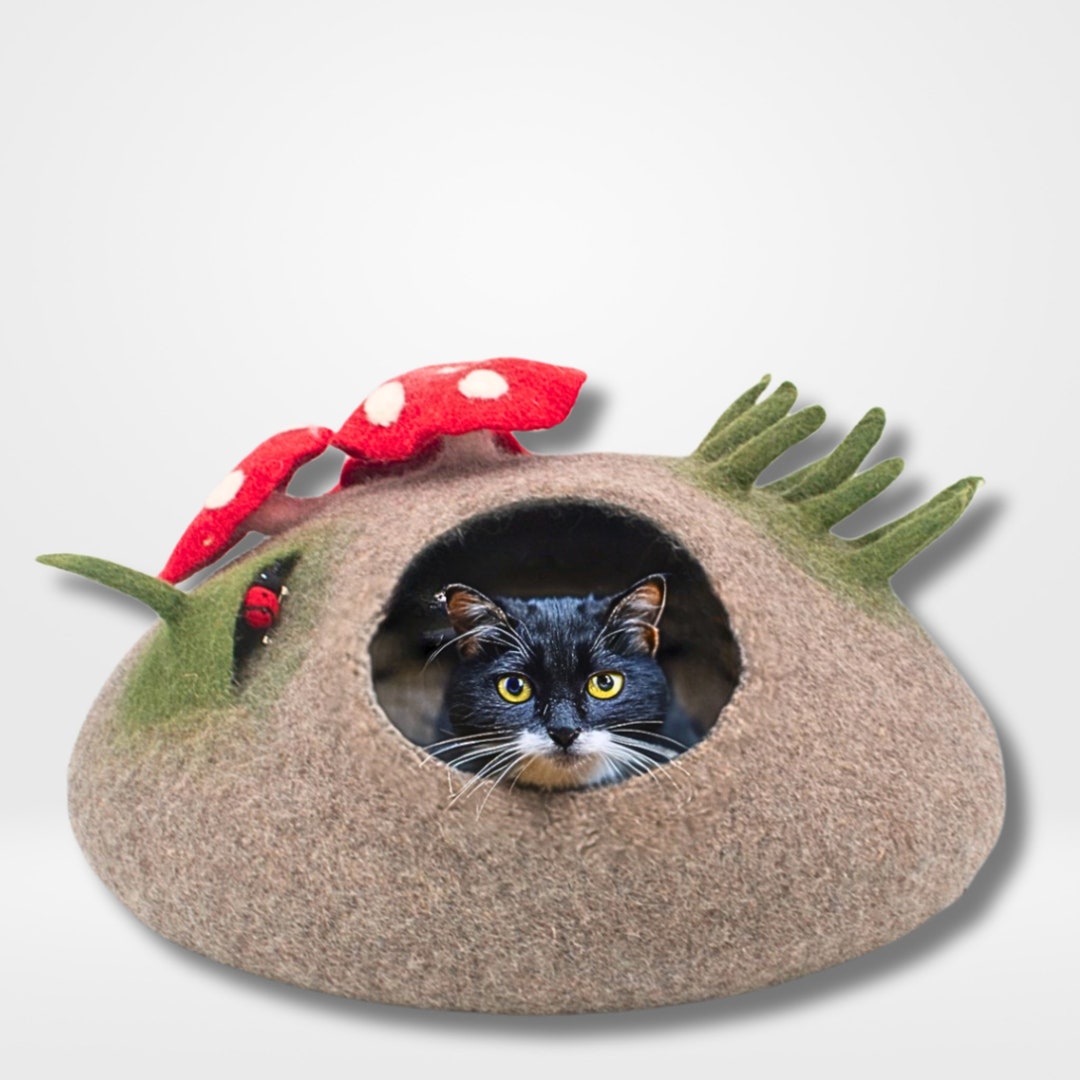 Cute Cat Beds Catbed - Best Cat Beds | Cat Bed Cave | Felt Cat Cave ...