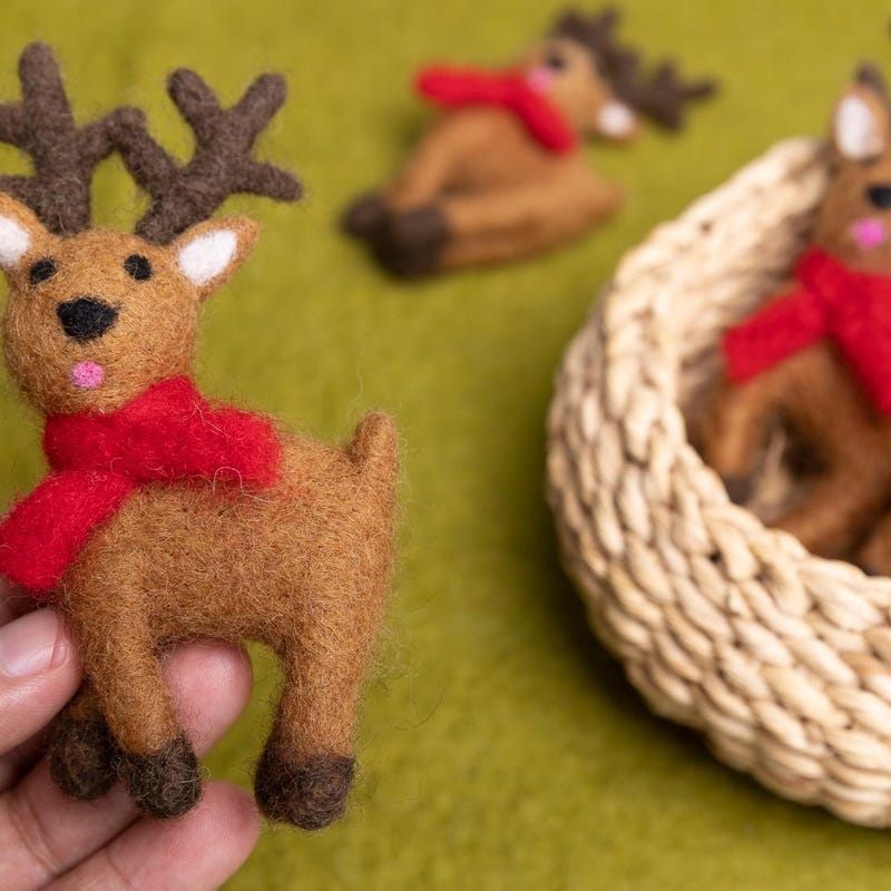 Felt Reindeer - Etsy