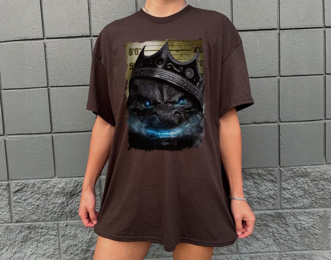 Blue Godzilla Mugshot Shirt, Funny Godzilla Sweatshirt, King of ...