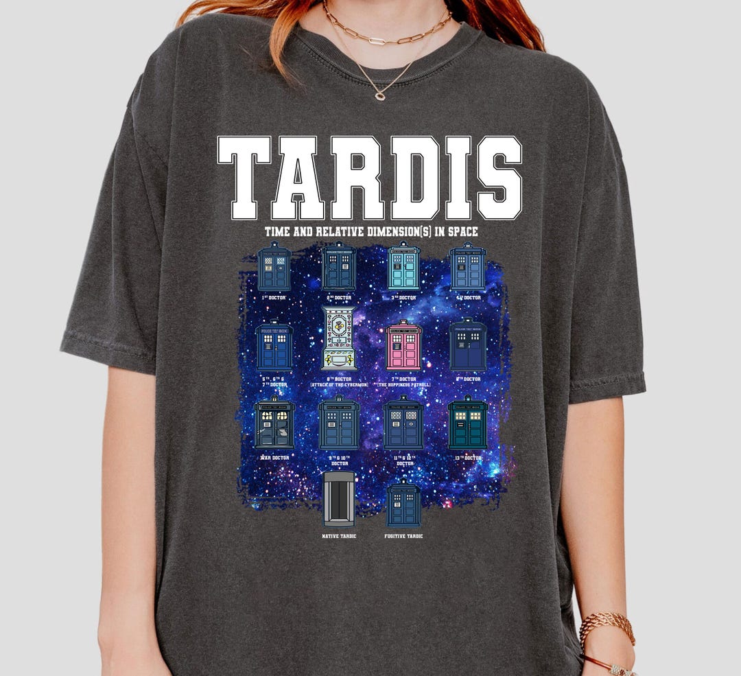 Doctor Who Tardis Police Box Shirts, Trendy Doctor Who TV Series Shirt ...