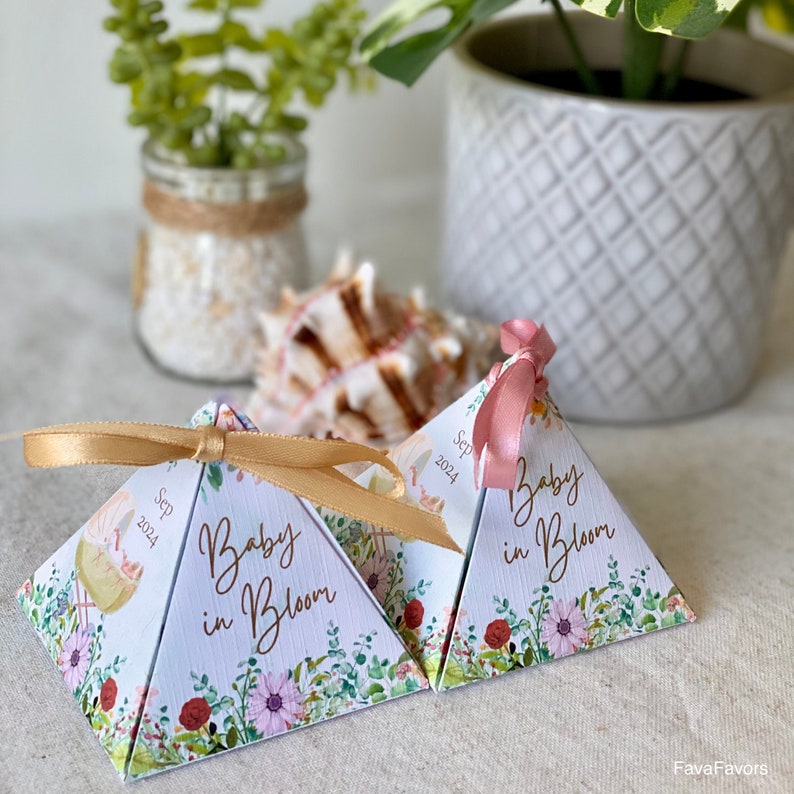 Customized Baby Shower Gift Boxes Baby in Bloom Assembly Required Box ...