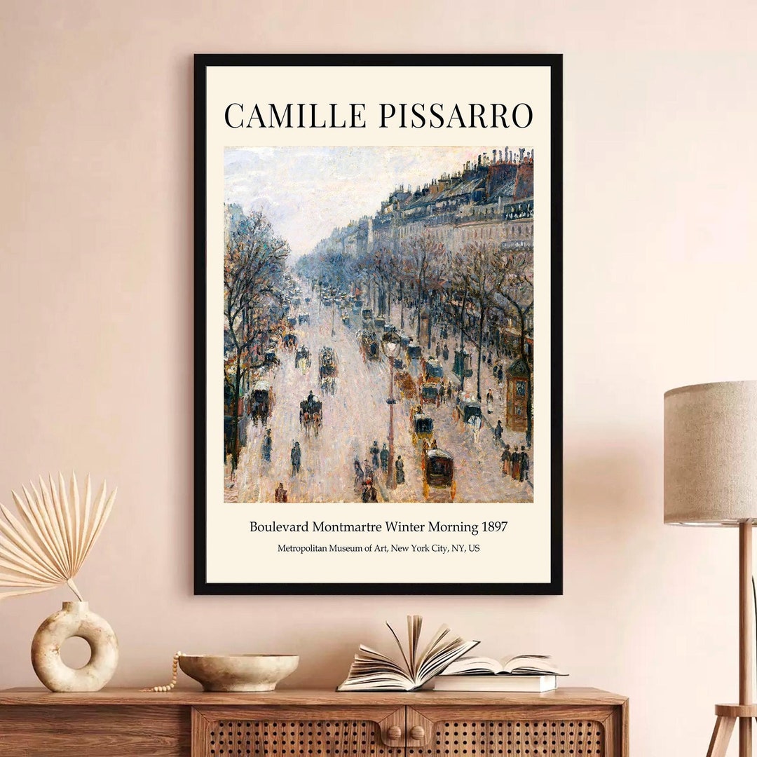 Camille Pissarro Poster Print, Modern Wall Art, Vintage French Home ...