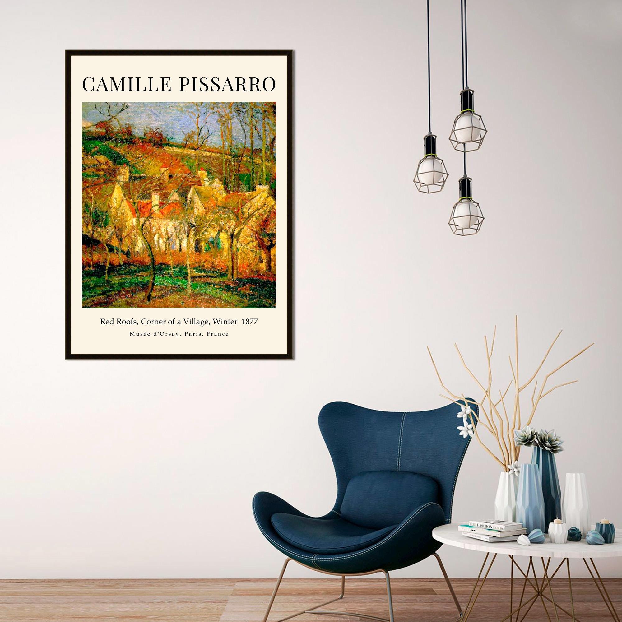 Camille Pissarro Poster Print, Modern Wall Art, Vintage French Home ...