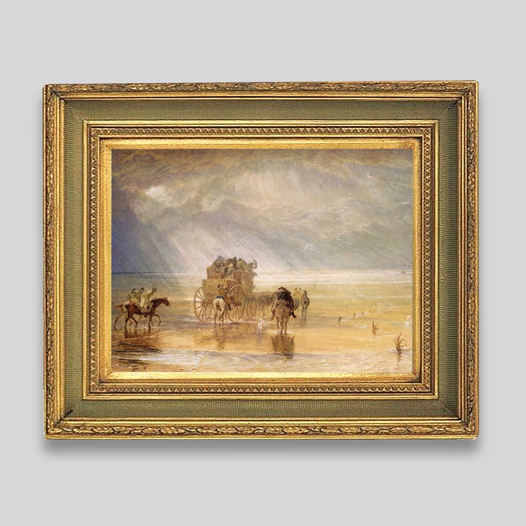 Sandstorm Art Prints, Stormy Landscape Paintings, Wall Art Nature Decor ...